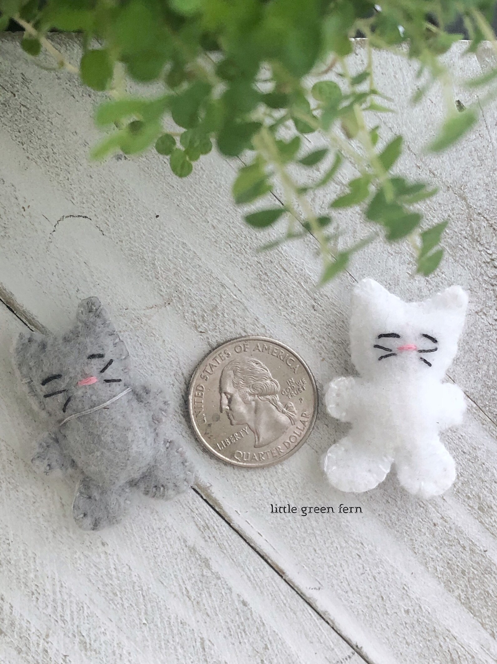 Tiny Stuffed Kitty Cat, Pocket Pet, Miniature Kitten, Mini Gray Kitten ...