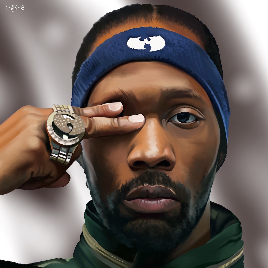 RZA - Art (digital Painting) - Etsy