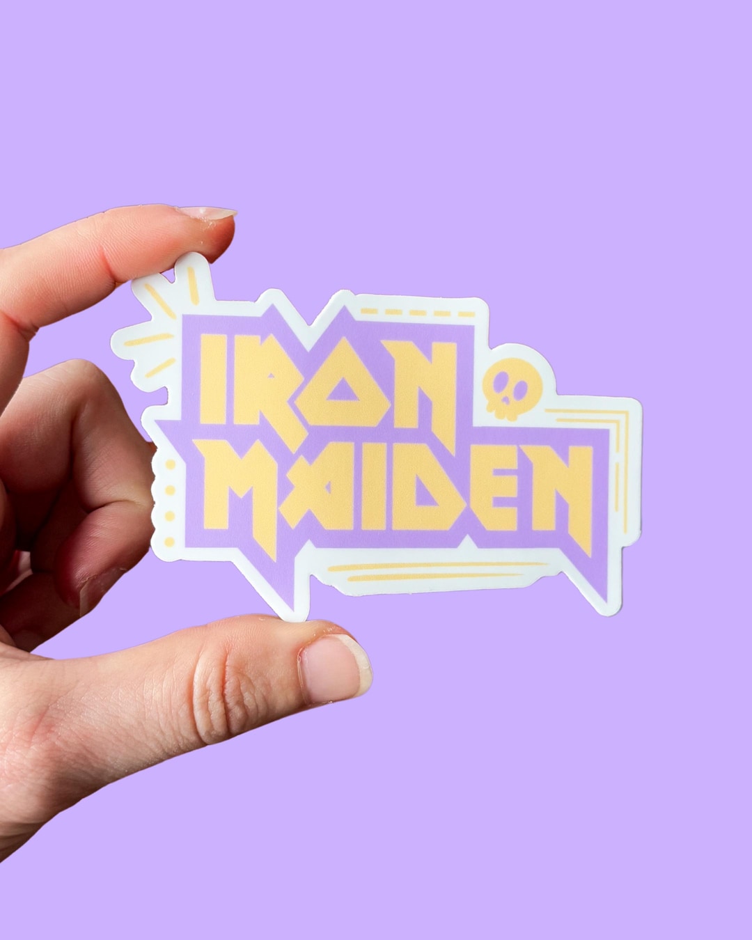 Iron Maiden Sticker | Custom Band Logo, Music Stickers, Waterproof ...