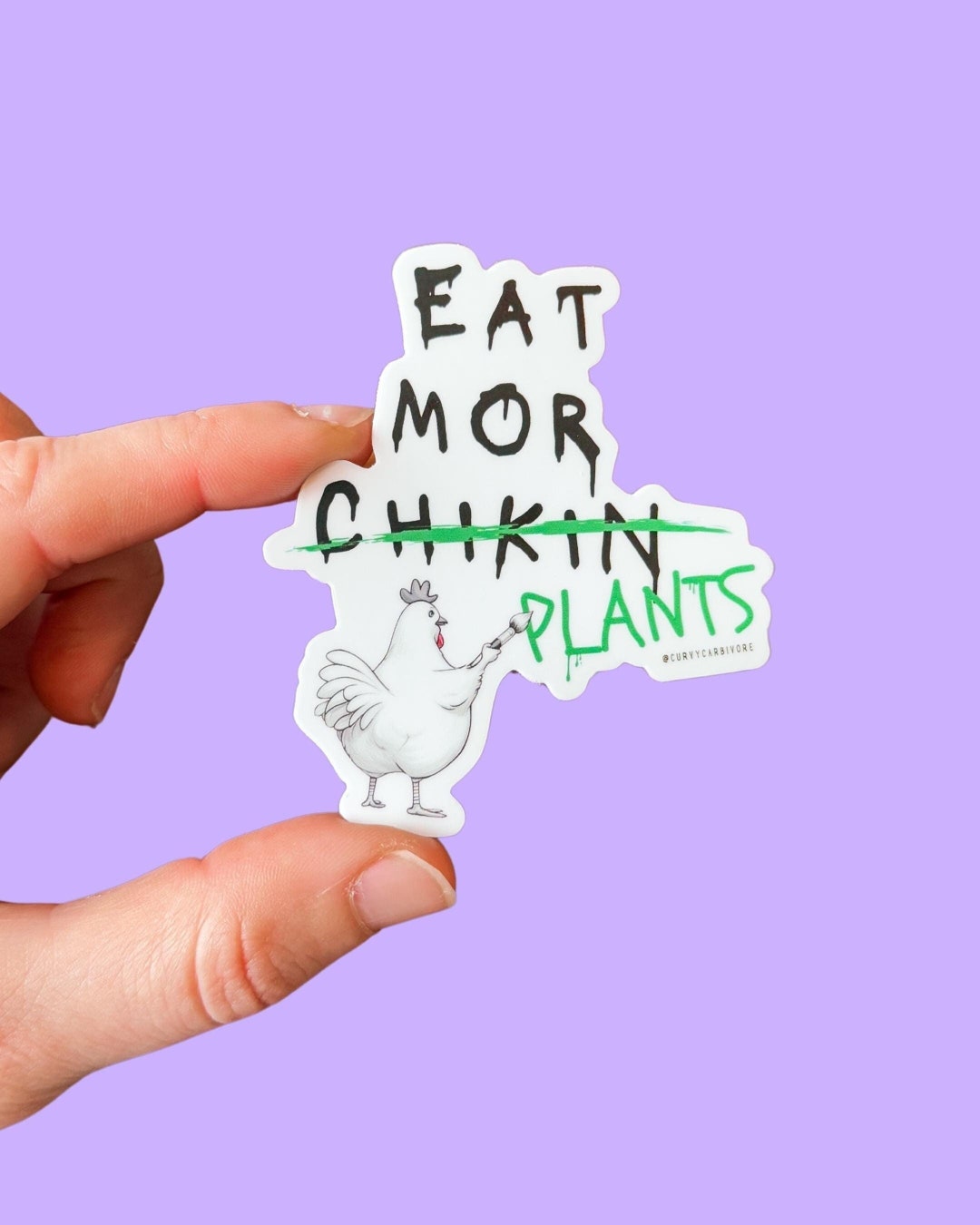 Eat Mor Plants | Vegan Stickers, Plant-based Sticker, Animal Rights ...