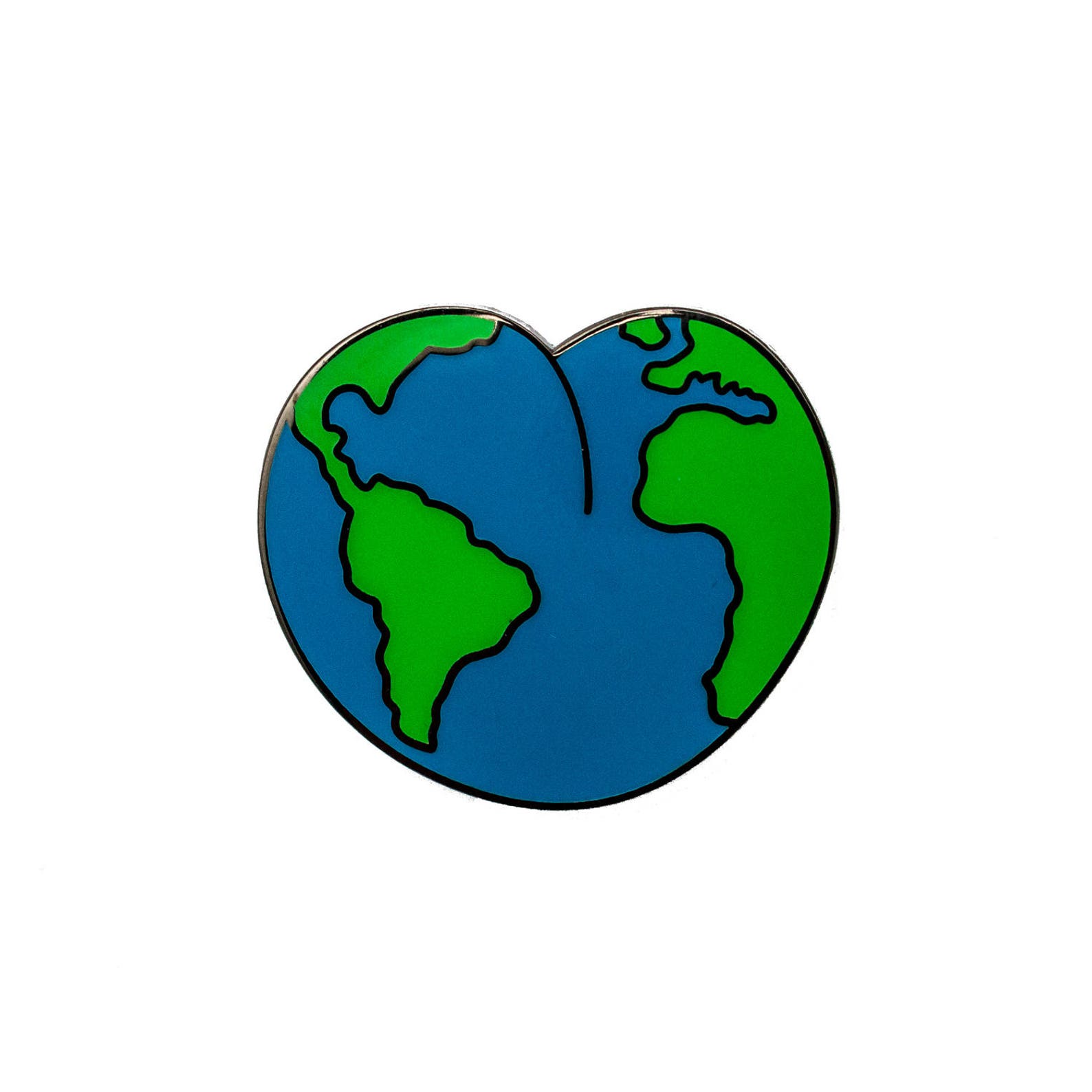 Earth Enamel Pin. Booty Worship Worldwide Globe Lapel Pin. | Etsy