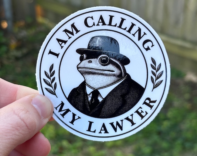 Set of 12 Funny Lawyer Stickers - Assorted 2" Die Cut Sticker Pack ...