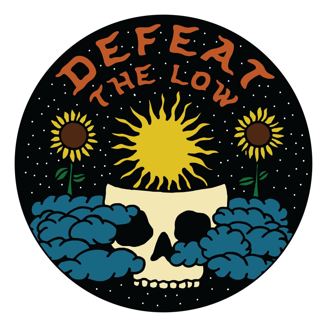Defeat the Low Sticker. Mental Health Sticker. Emotional Tattoo Flash ...