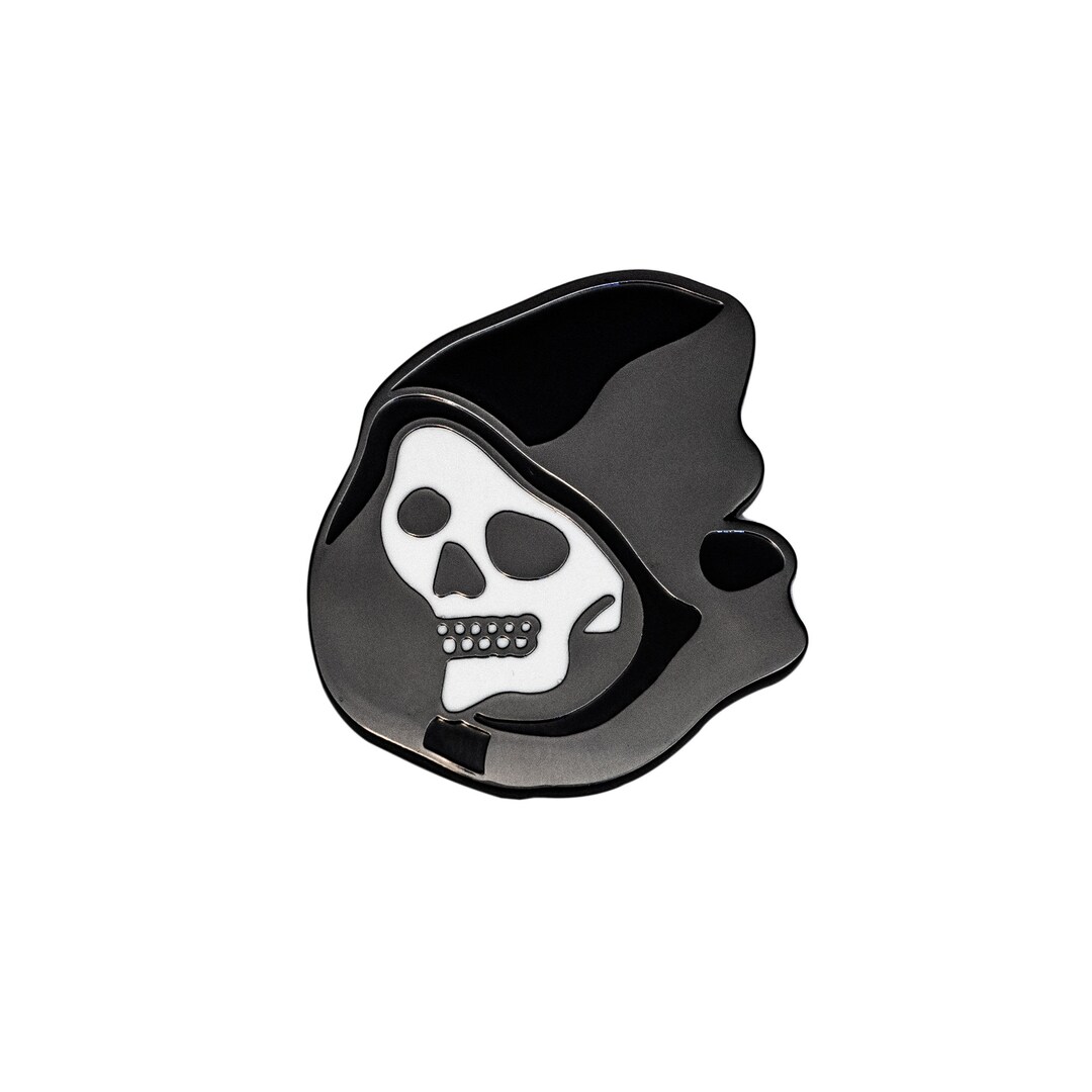 Grim Reaper Enamel Pin. Reaper Skull Lapel Pin. Death Pin. Adult Gifts ...