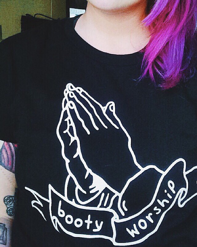 Booty Worship T-shirt. Black Unisex Butts Tee. Prayer Hands | Etsy