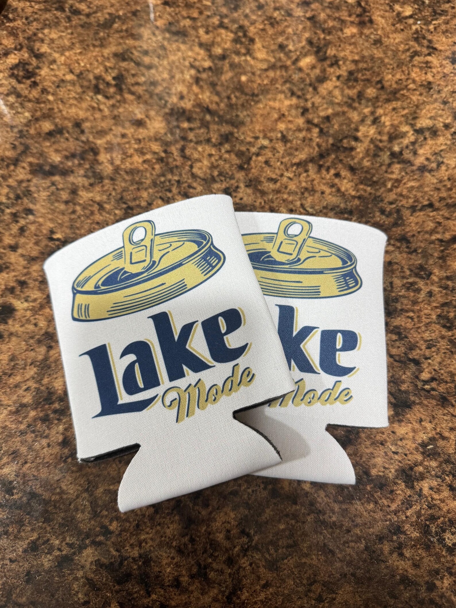 2-pack Lake Mode Beer Drinks Soda Coozies Double Sided Drink Coolers ...