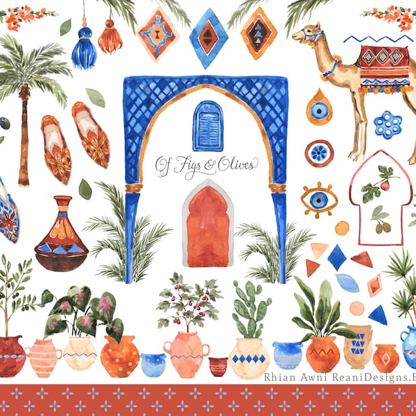 Moroccan Symbol Clipart - Etsy