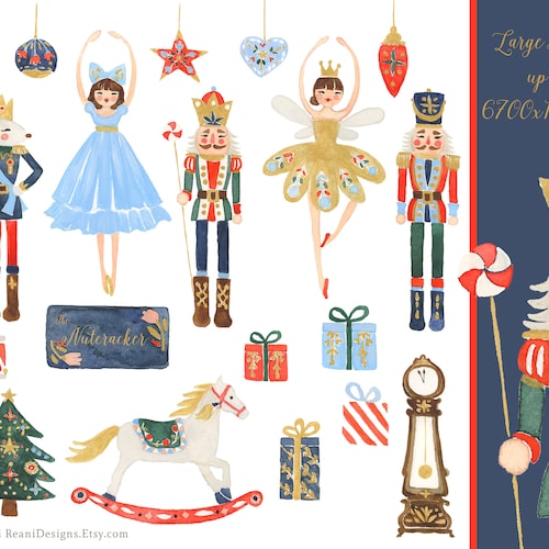 Nutcracker Clip Art for Personal and Commercial Use Large - Etsy