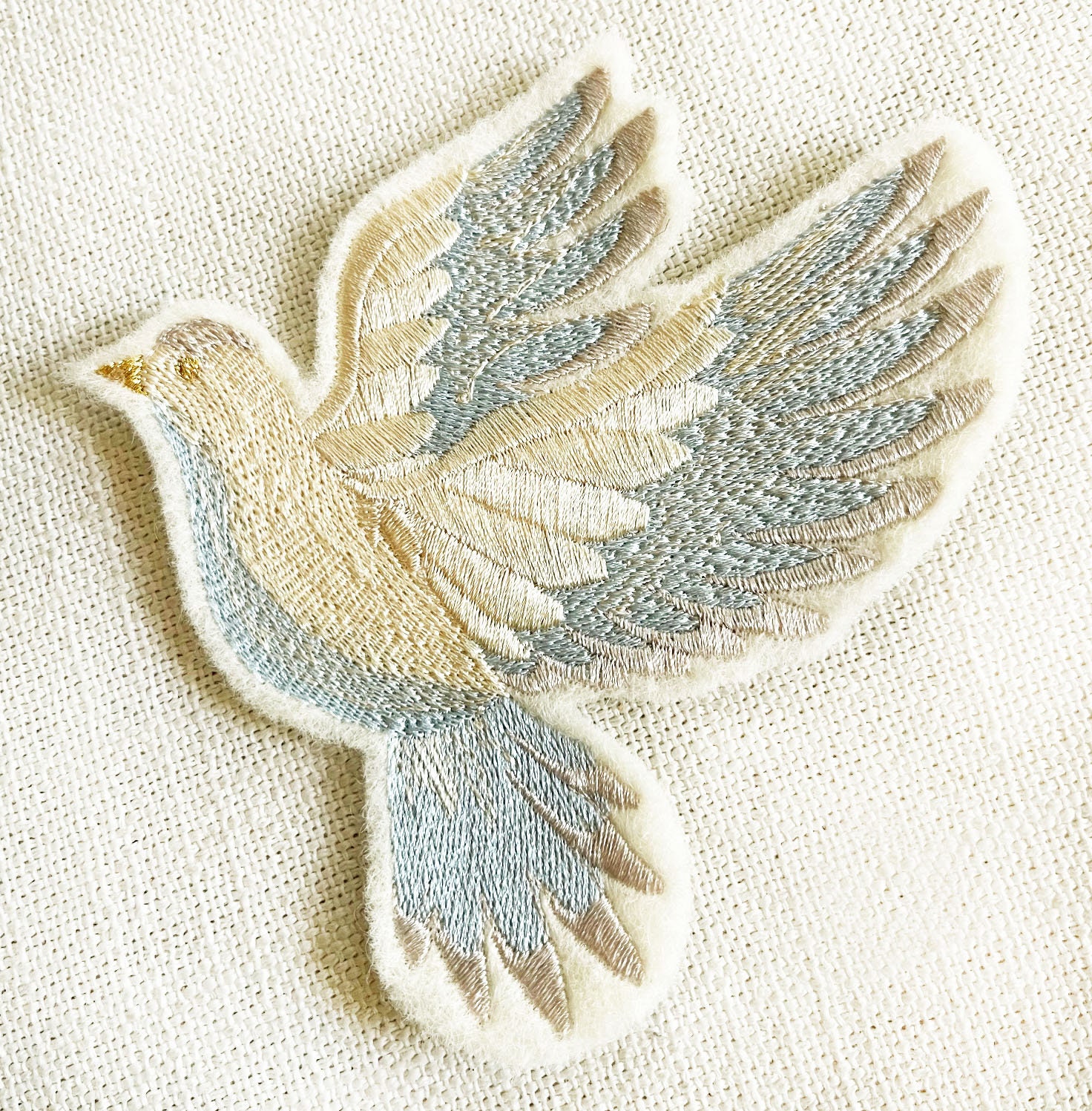 Bluebird Machine Embroidered Patch, Dove, Clothing, Home Decor, Totes ...