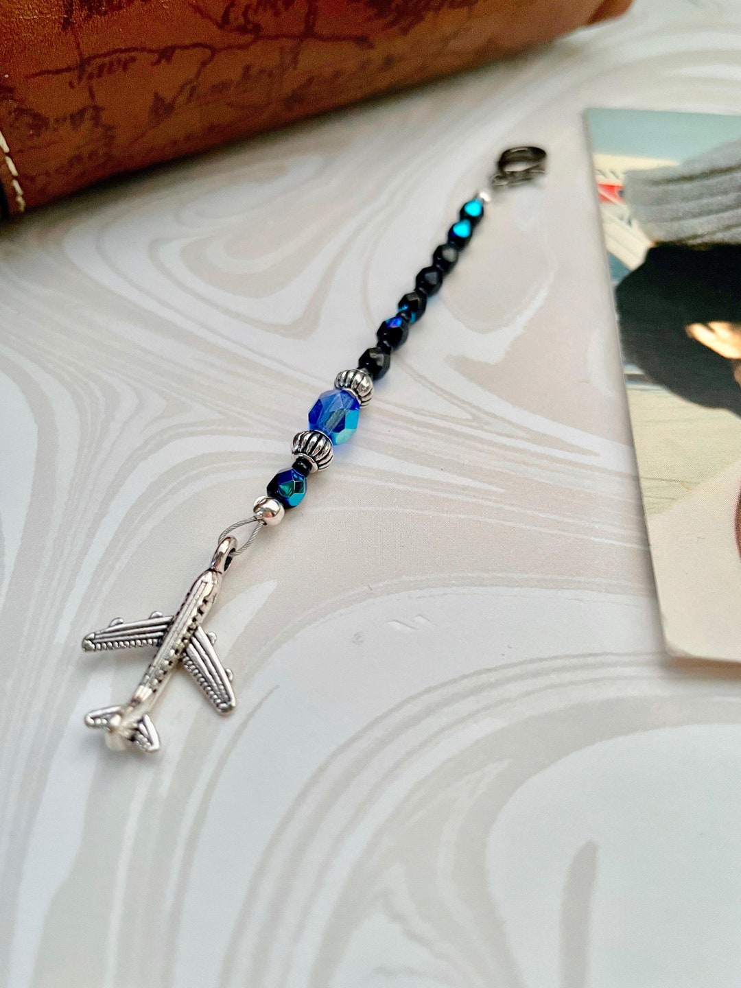 Blue Airplane Zipper Pull (flight Attendant and Pilot Gift Ideas, Women ...