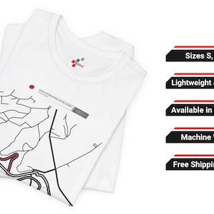 Track Map Shirt Suzuka Circuit Layout Mens Graphic T-shirt Gift for ...