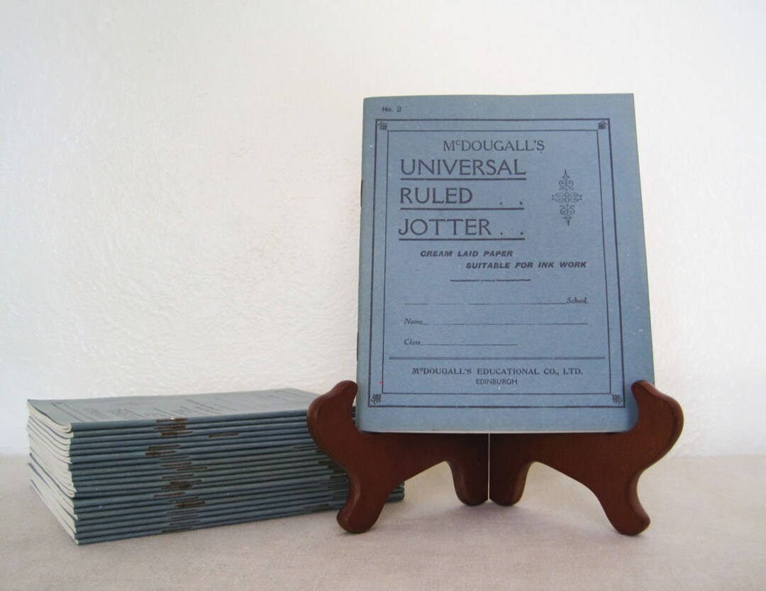 1950s Mcdougall’s School Writing Jotter Workbook Composition Exercise ...