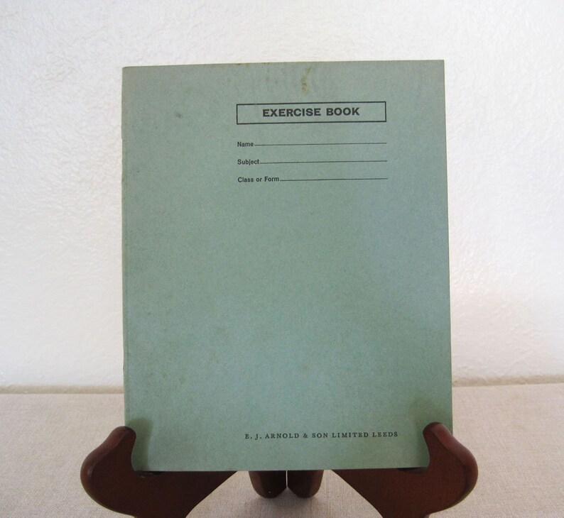1950s E J Arnold School Writing Jotter Workbook Notebook Exercise Book ...