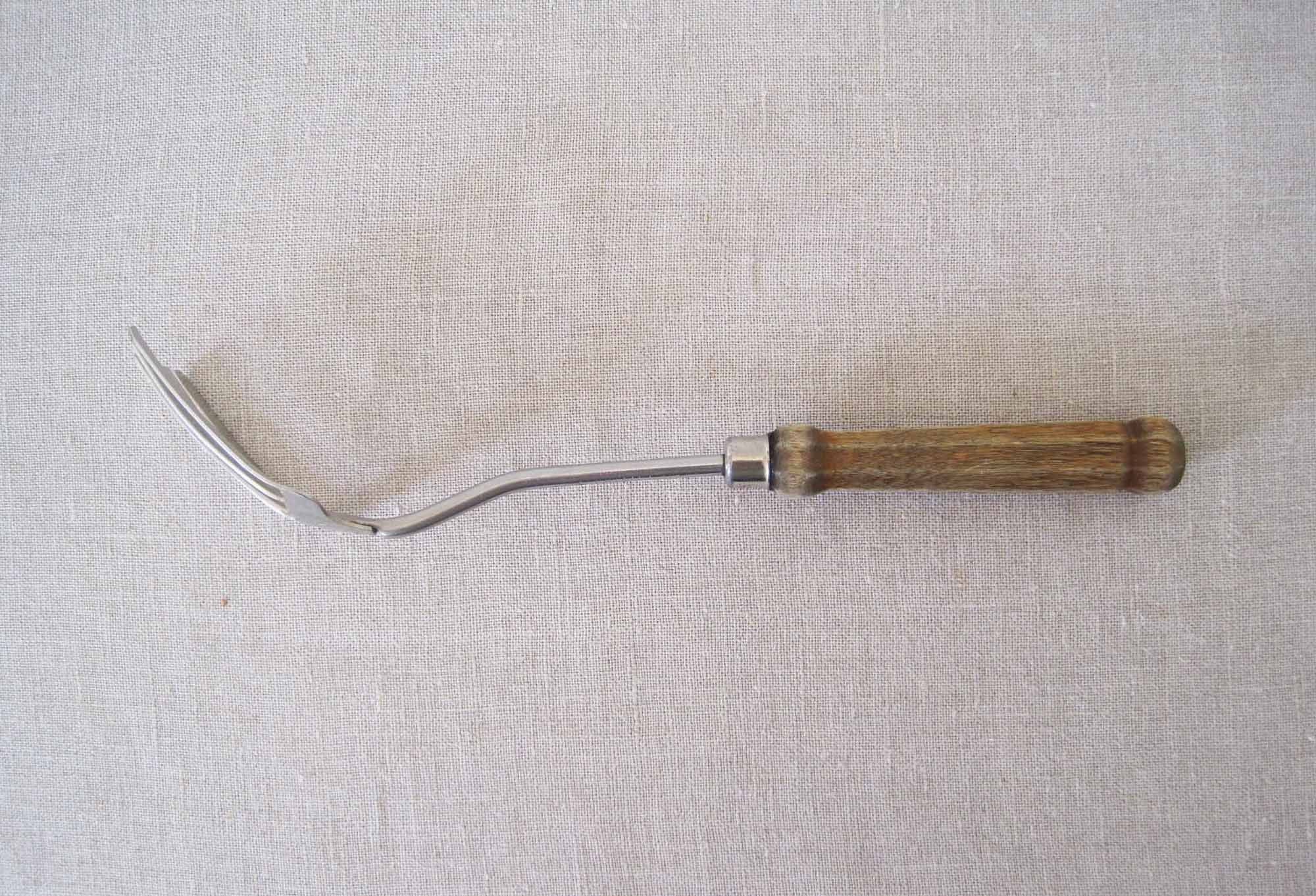 1930s Foley MPLS Mixing Fork Wood Handle Vintage Kitchen Utensil Tool ...