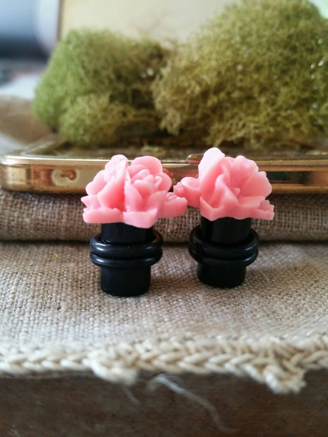 Bouchons de fleurs roses Bouchons de mariage roses Bouchons - Etsy France