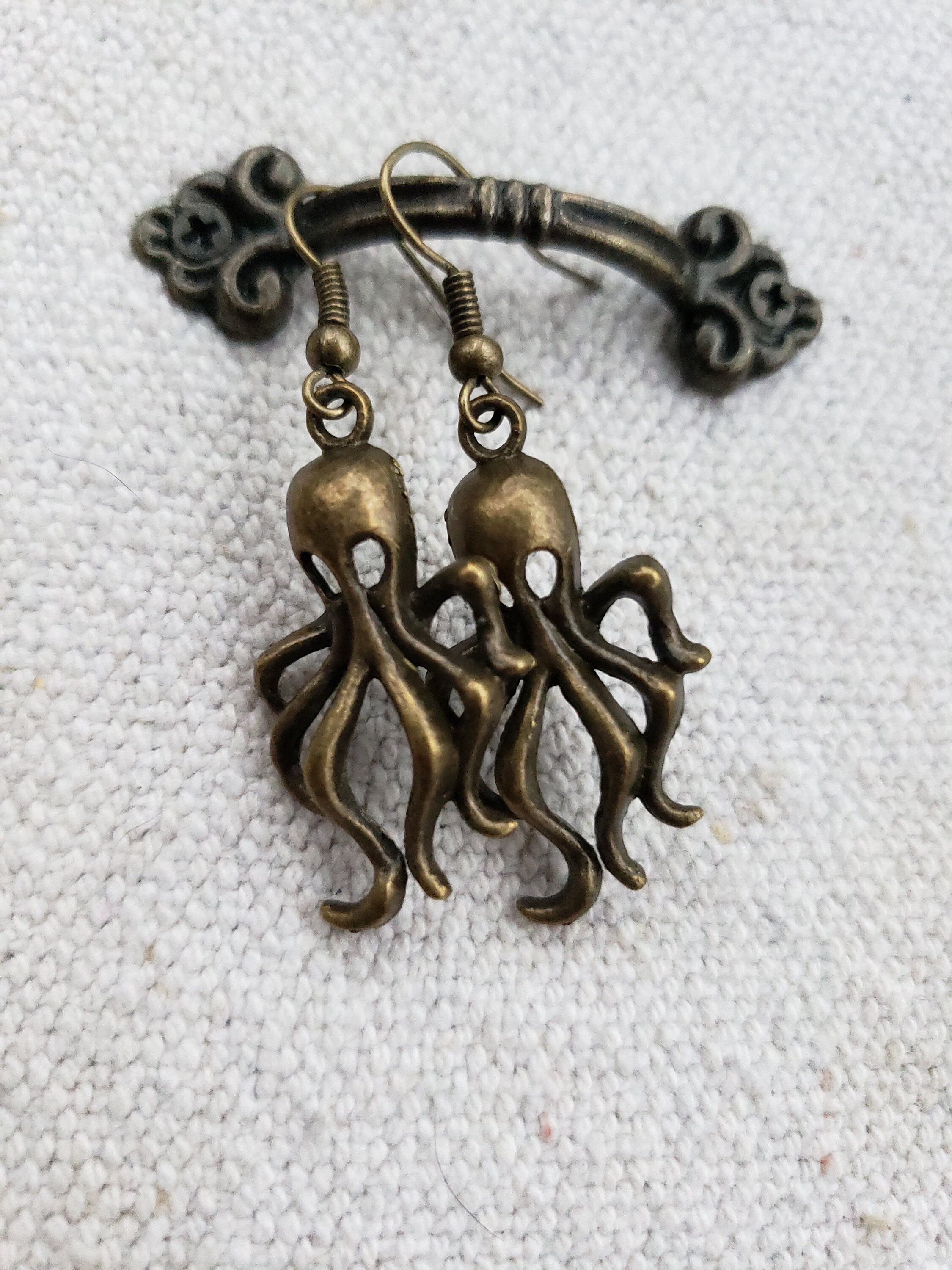 Octopus Earrings | Etsy
