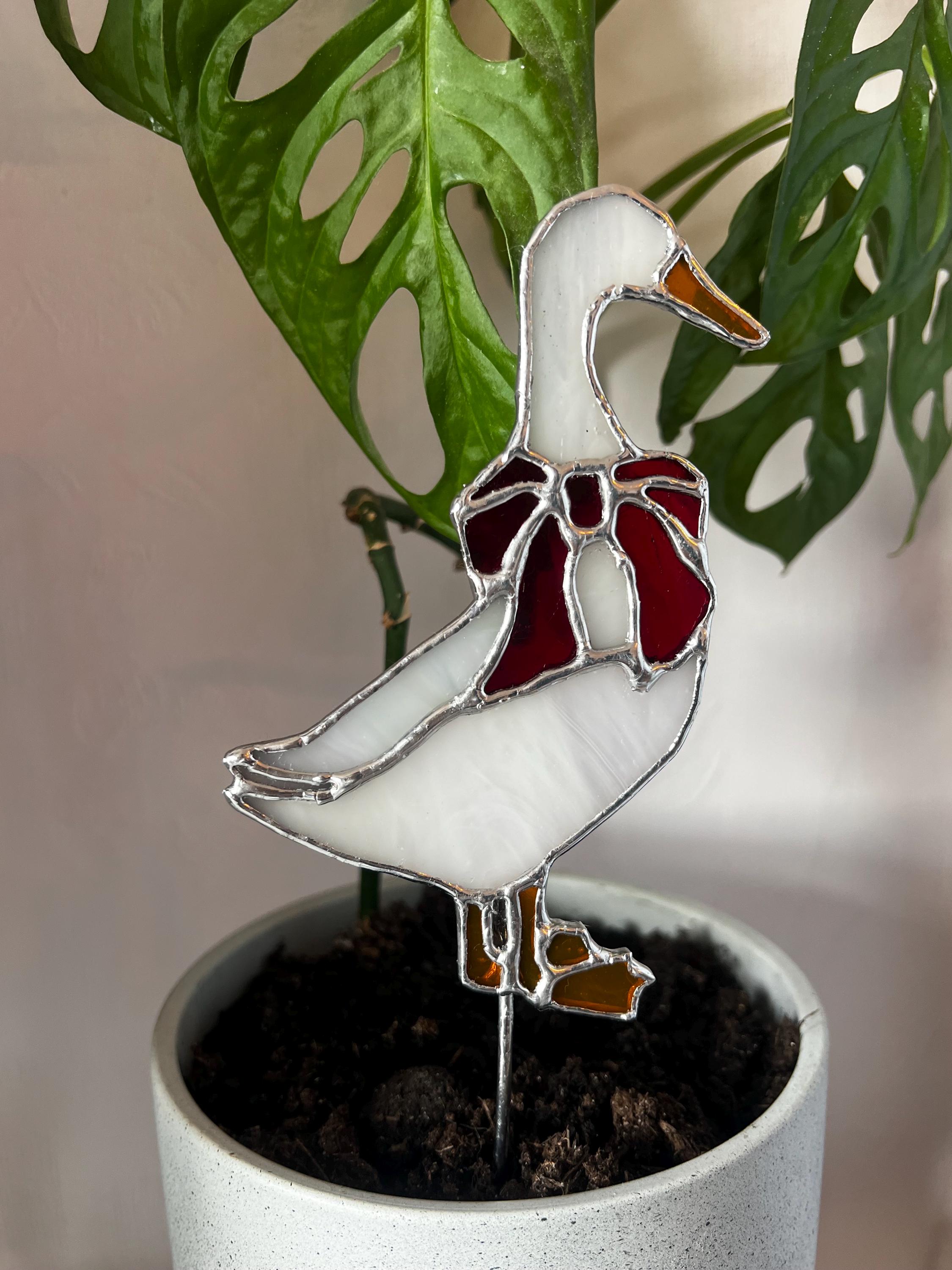 Goose Stained Glass Pattern | PDF SVG Pattern | Cottagecore | Cozy ...
