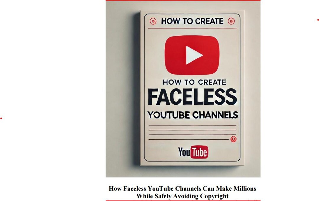 How to Create Faceless Youtube Video - Etsy