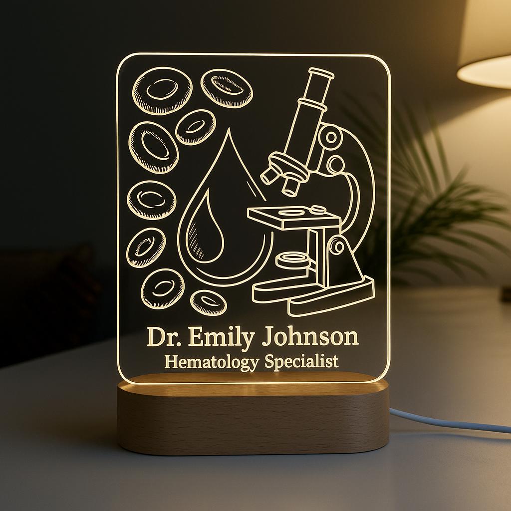 Otolaryngologist Custom Night Light Personalized LED Gift for ENT ...