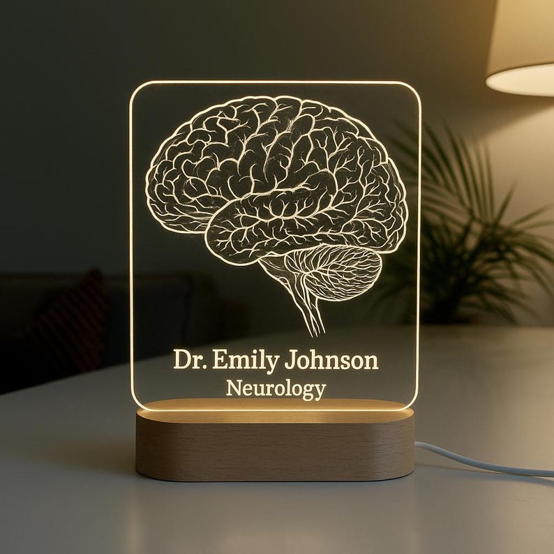 Dermatologist Custom Night Light Skin Doctor Personalized LED Gift With ...