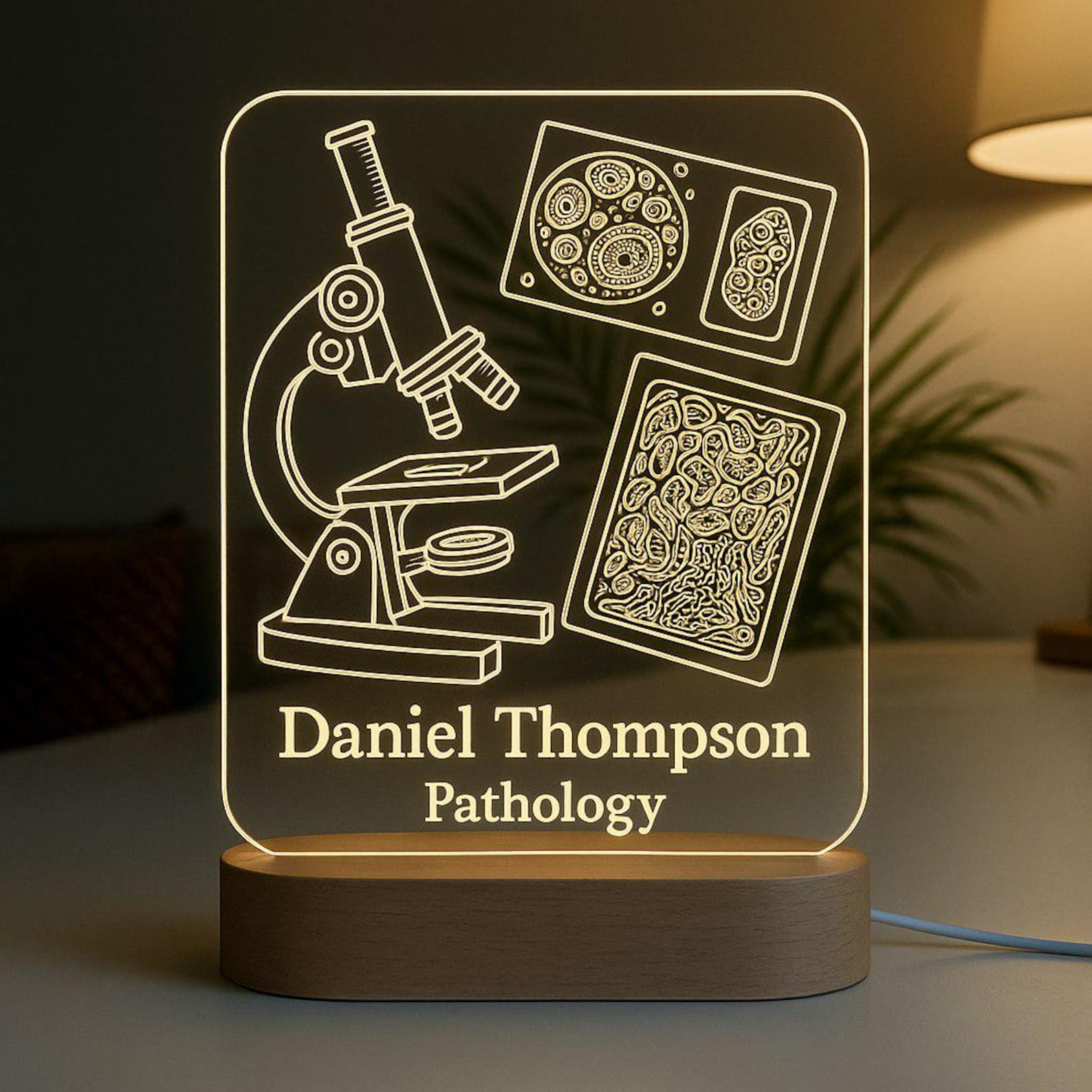 Orthopedic Surgeon Custom Night Light Personalized Gift With Laser ...