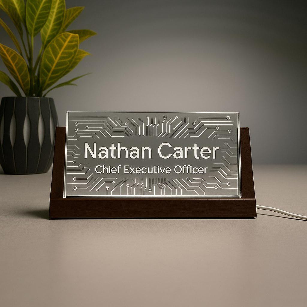 Custom Software Engineer Desk Name Plate Personalized Gift With Laser ...