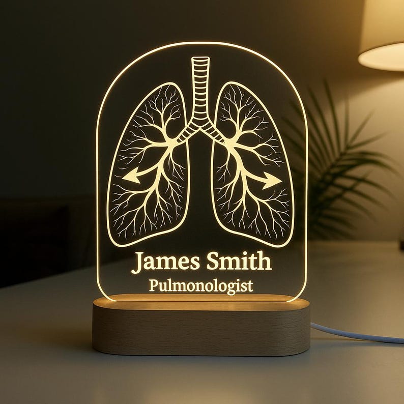 Custom Internal Medicine Night Light Personalized Acrylic LED Lamp With ...