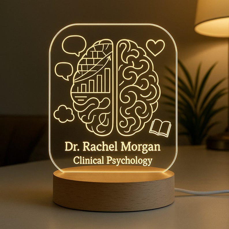 Internal Medicine Doctor Custom Night Light Personalized Gift With LED ...