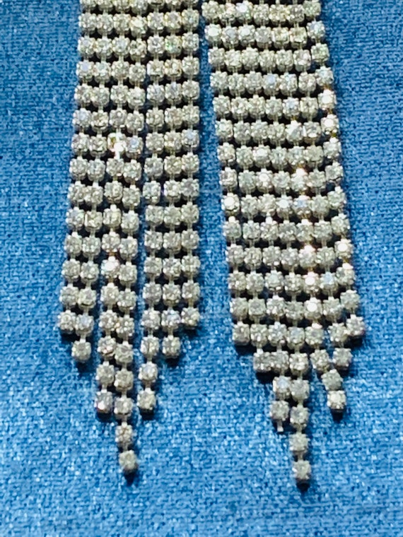 7 Rows & 4 full inches long of Prong set 3mm Clear Rh… - Gem