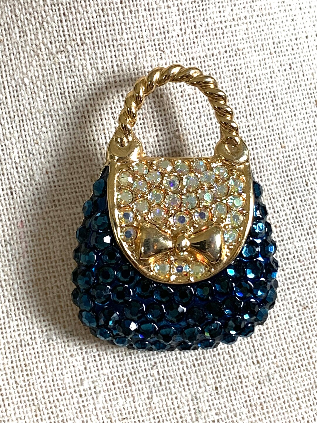 Suzanne Bjontegard Royal Blue Pocket Book With Aurora Borealis Crystals ...