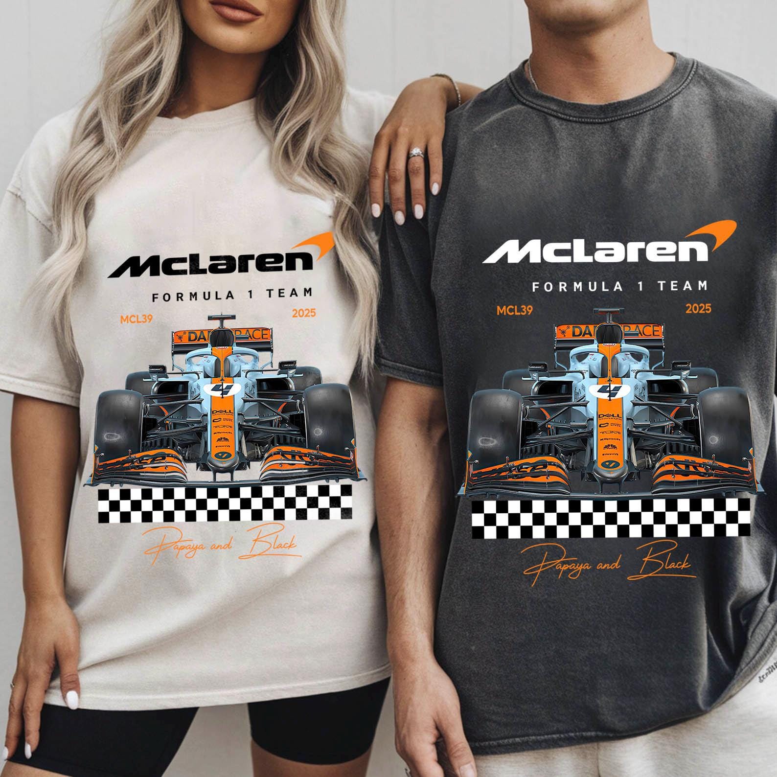 Mclaren MCL39 PNG 2025, Formula 1 Team Car Digital Art, Papaya Black ...