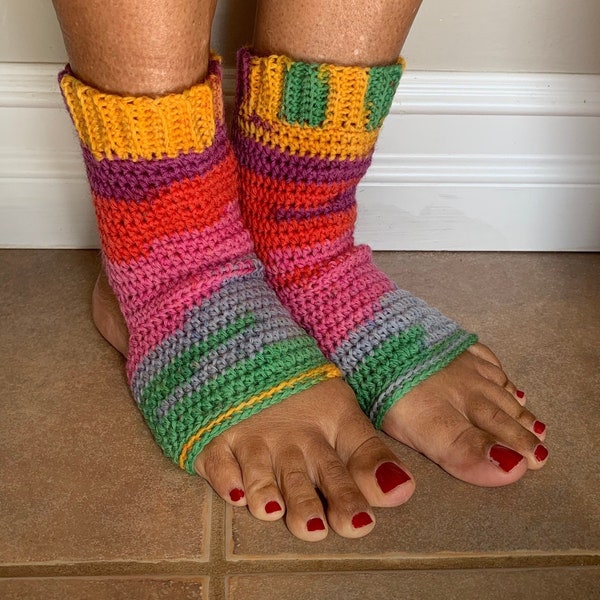 Crochet Yoga Socks - Etsy