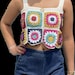 Crochet Granny Square Crop Top Pattern: Made-to-measure (PDF) - Etsy ...