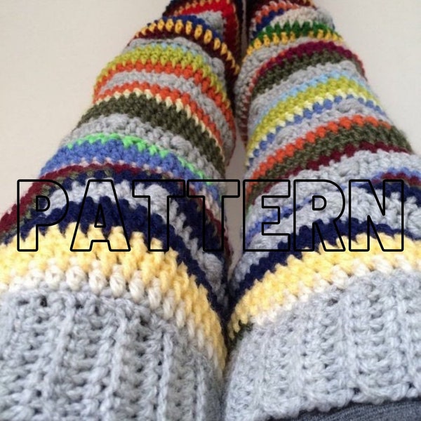 CROCHET PATTERN Knee Socks Over the Knee Socks Knee High - Etsy Canada