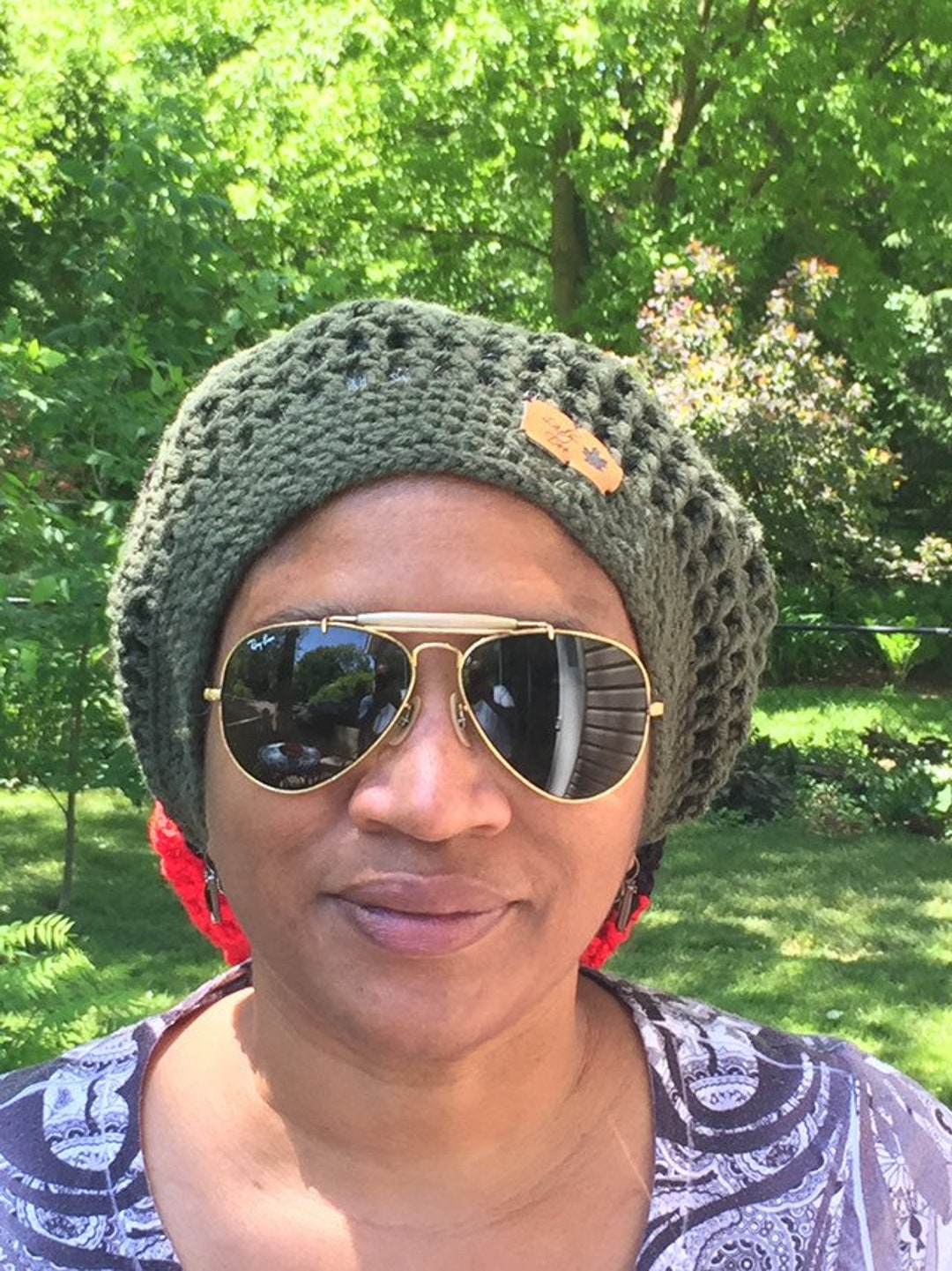 Crochet PATTERN, Crochet Emancipation Pan African Dread Socks Tam ...