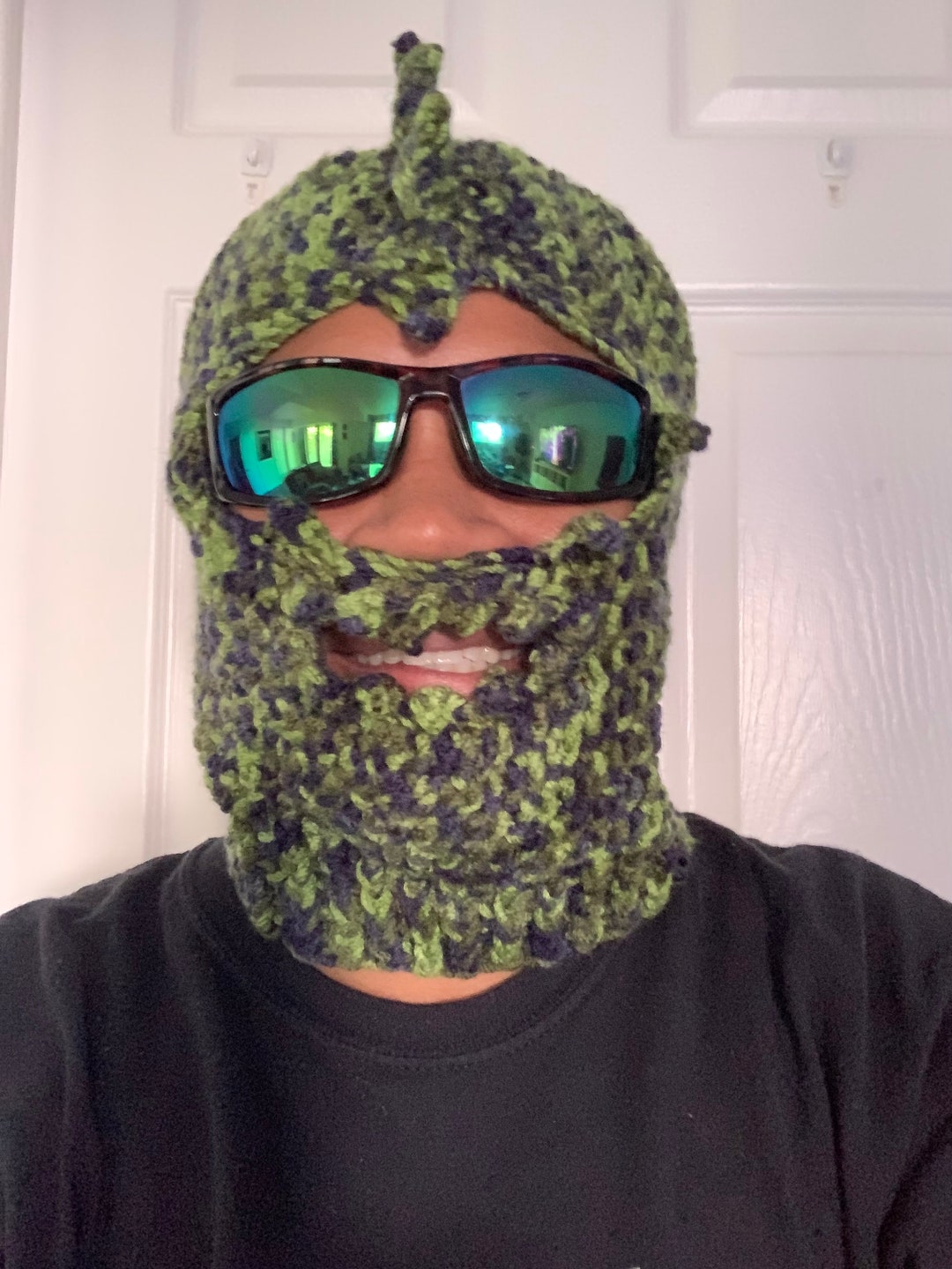 Crochet Ski Mask Balaclava Dinosaur Lizard Ski Mask Balaclava - Etsy