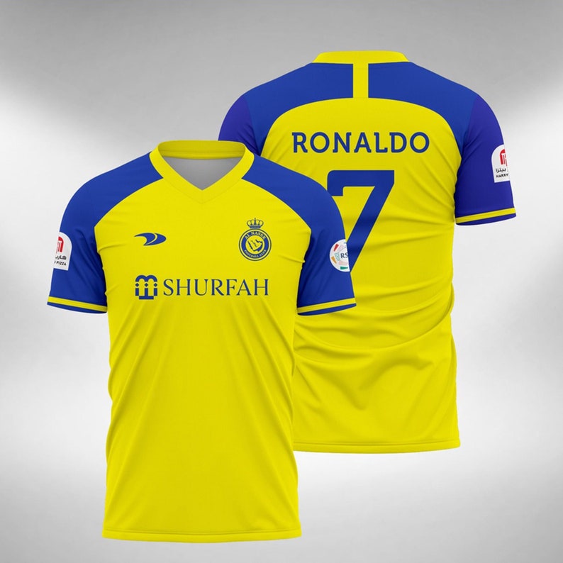 Ronaido 7 Home Jersey Al Nassr 2022 2023 Cristiano Ronaido Etsy