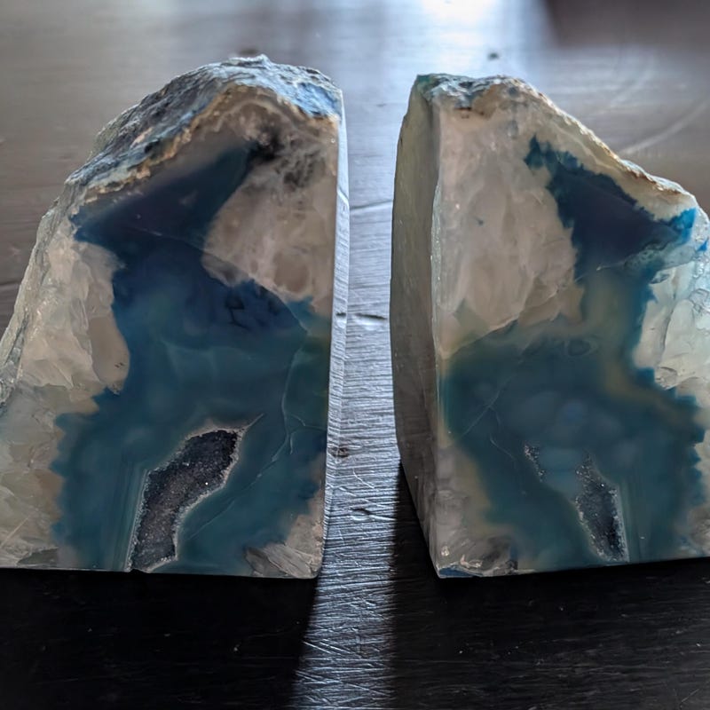 Geode Bookends - Etsy
