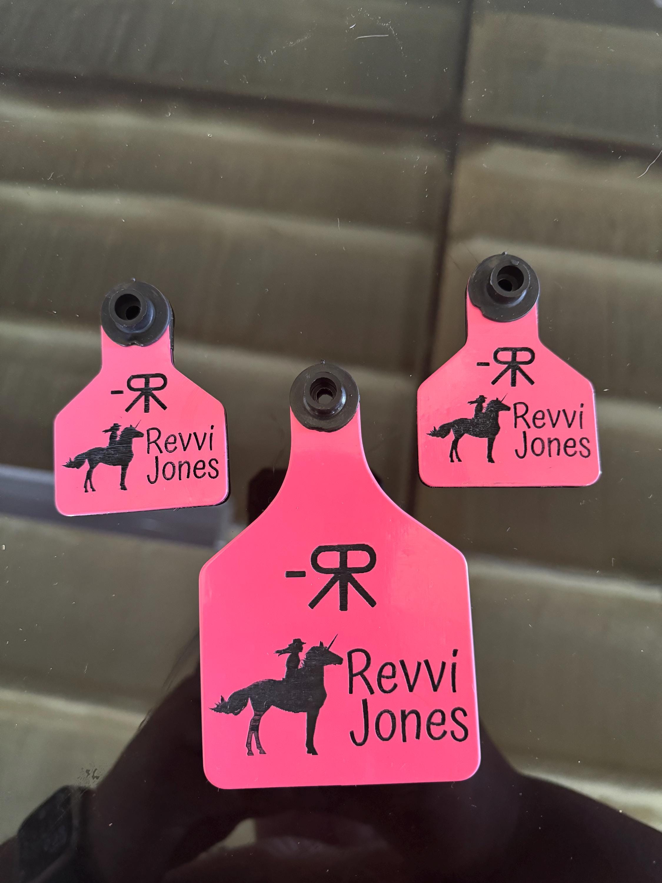 Custom Laser Engraved Ritchey Ear Tags - Etsy