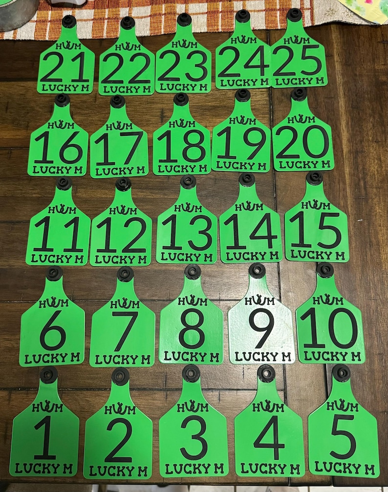 Custom Laser Engraved Ritchey Ear Tags - Etsy