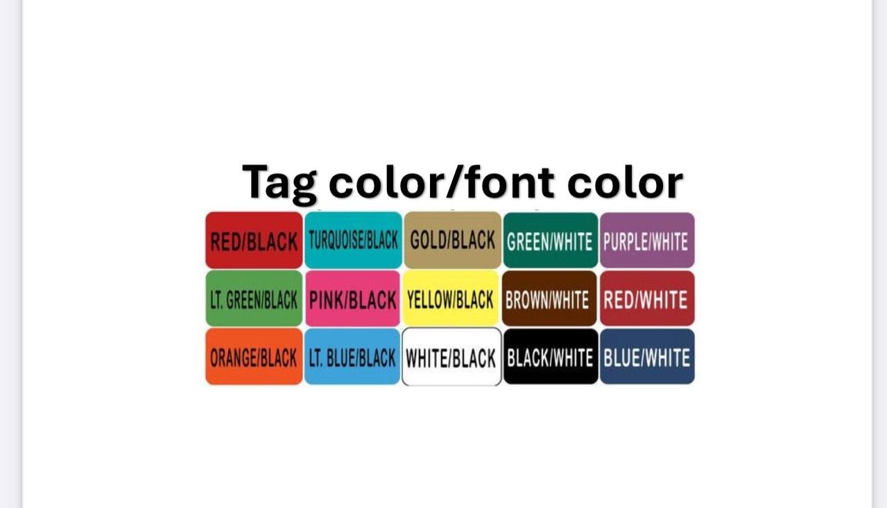 Custom Laser Engraved Ritchey Ear Tags - Etsy