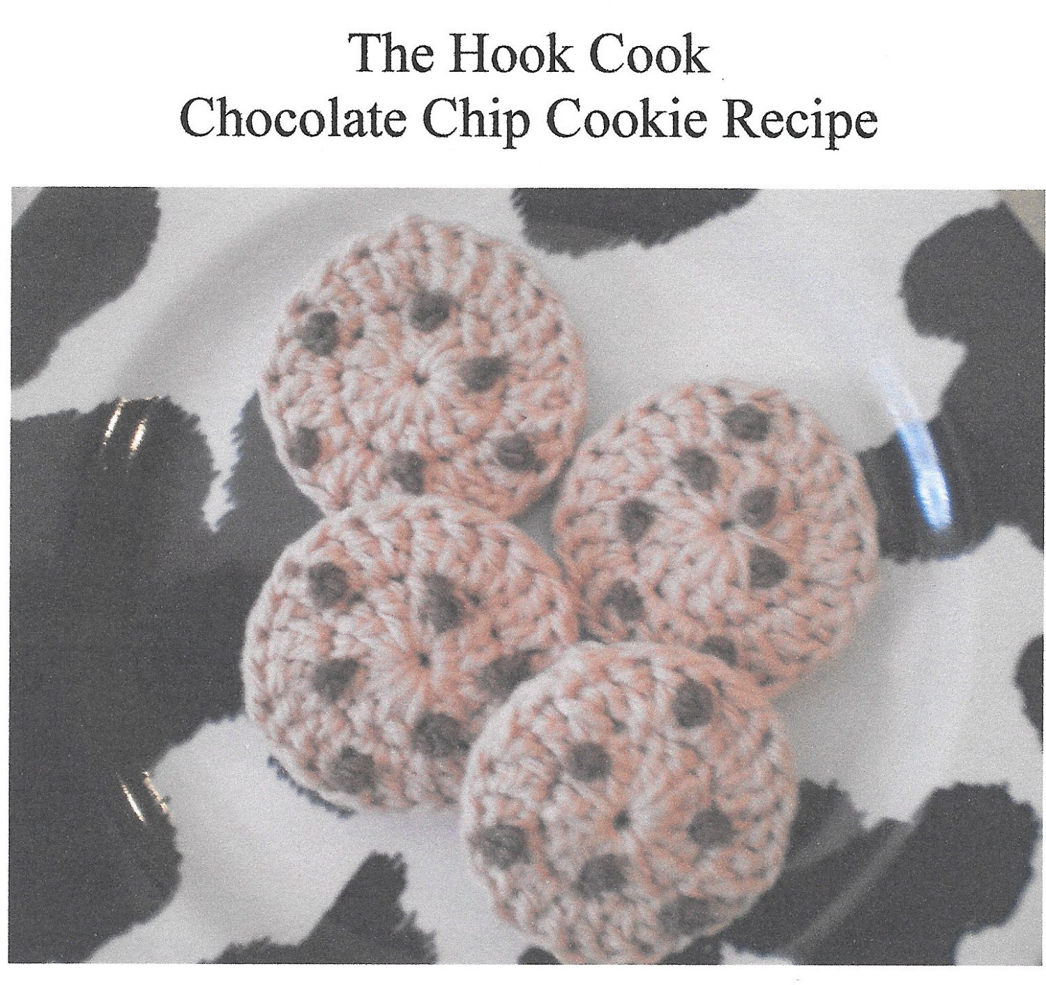 Chocolate Chip Cookie Crochet Pattern - Etsy