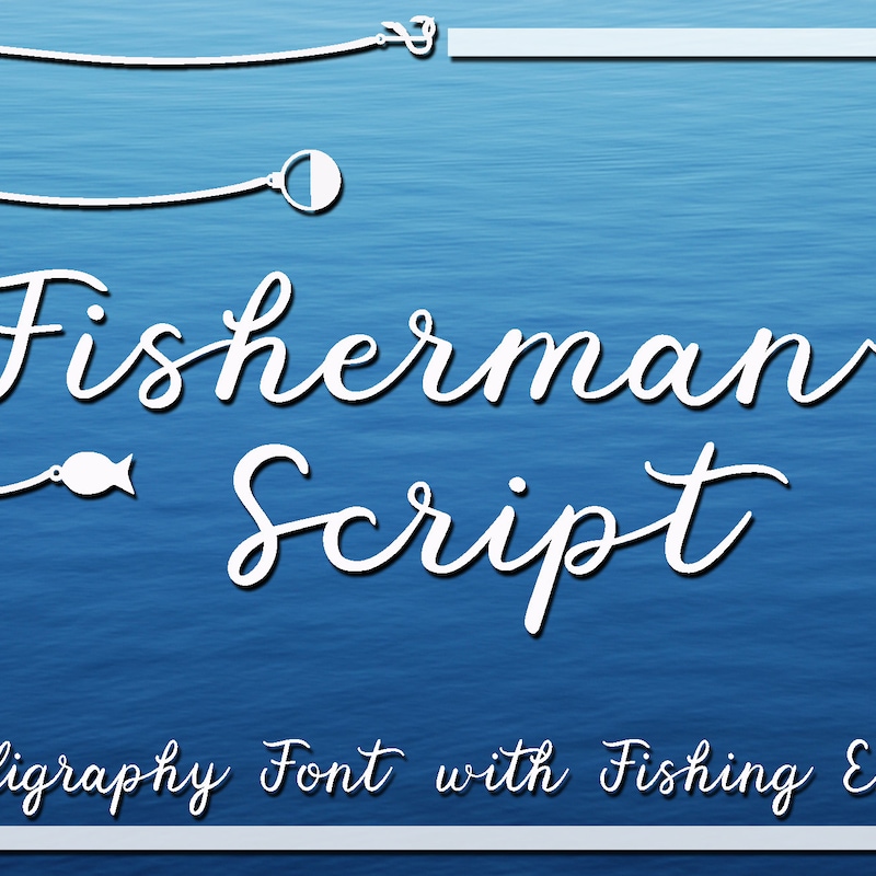 Calligraphy Fishing - Etsy