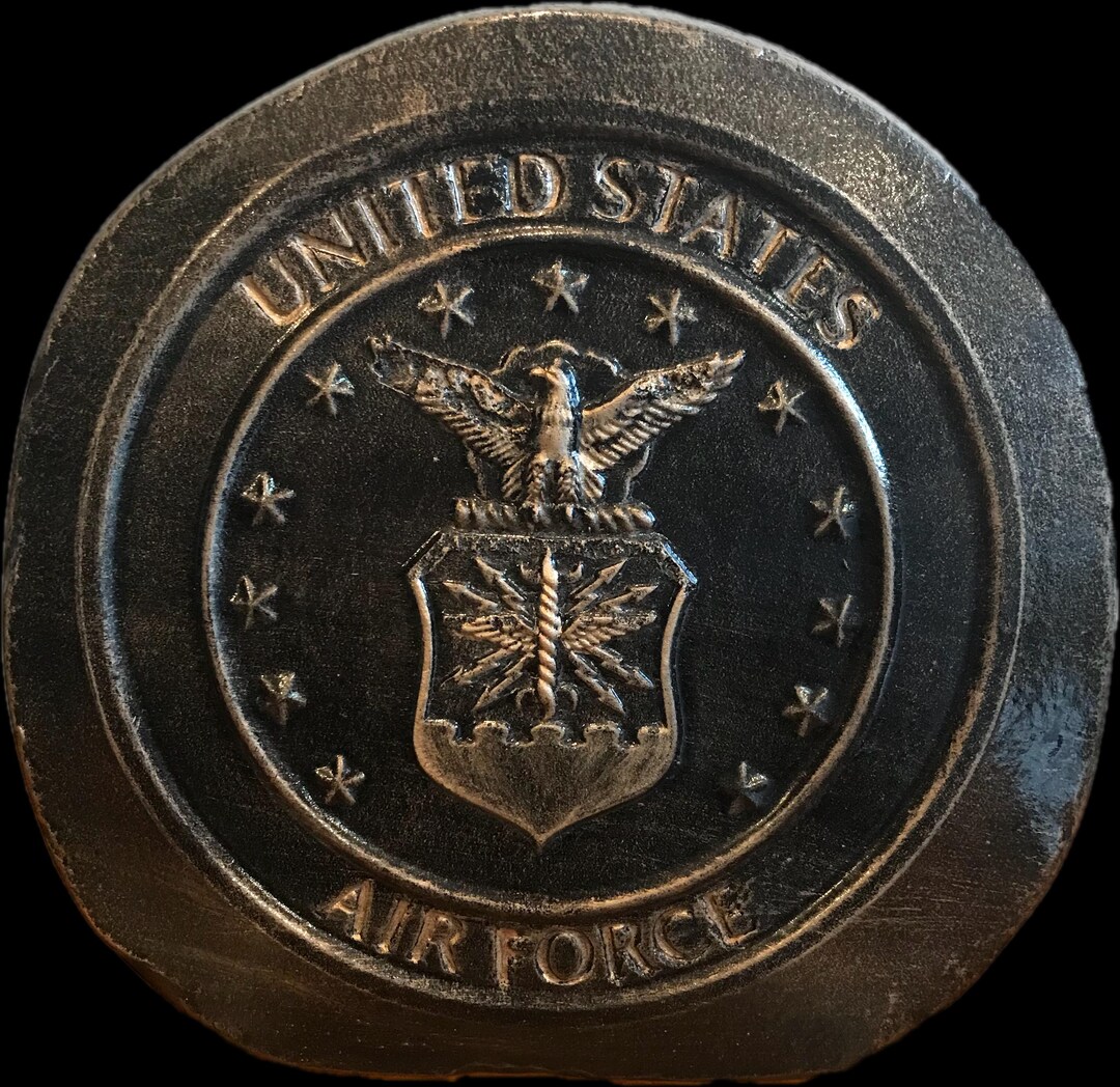 US AIR FORCE Standing Rock Concrete Mold, Concrete Mold, Garden Rock ...