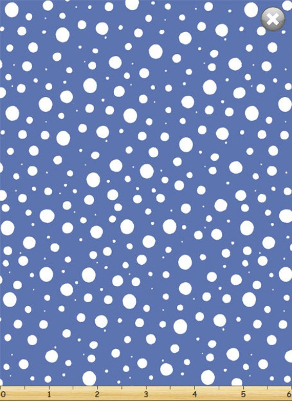 White Dots on Blue or Light Blue Background Monotone Dot | Etsy