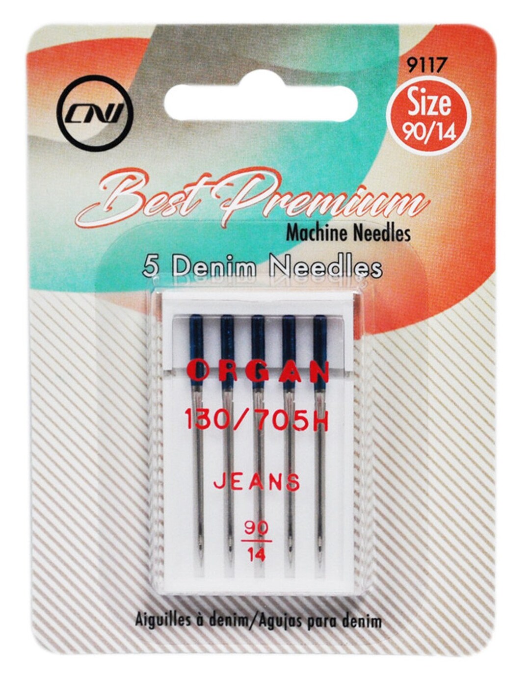 CLOVER Needlecraft Sewing Machine Needles in Assorted Sizes ~ 5 Needles ...