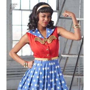 Simplicity Pattern 8481 Misses' and Women's Rockabilly Dresses ~ Sailor ...