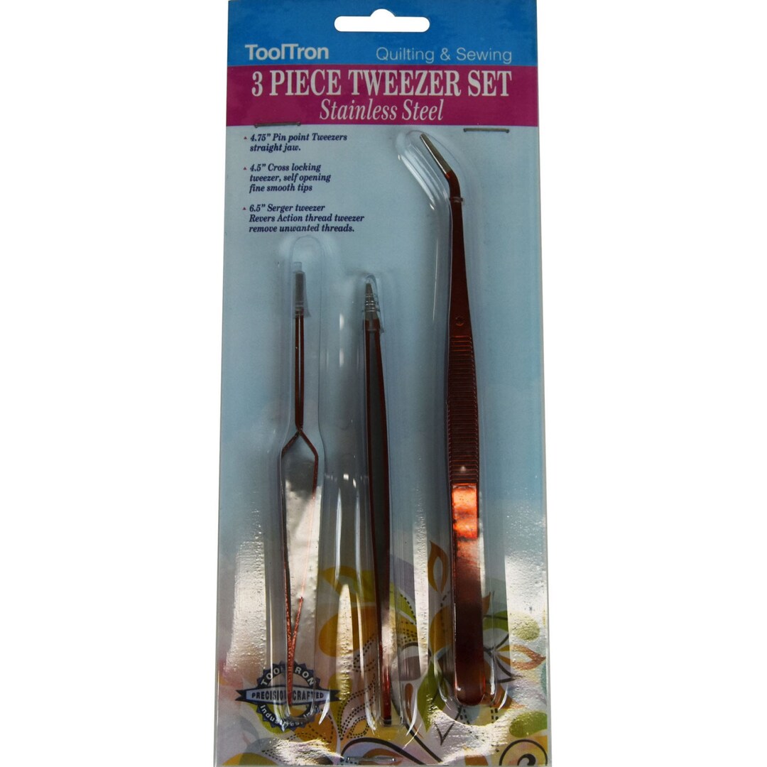 TWEEZER SET~ Choose 3-piece or Mini Set From Tooltron - Etsy