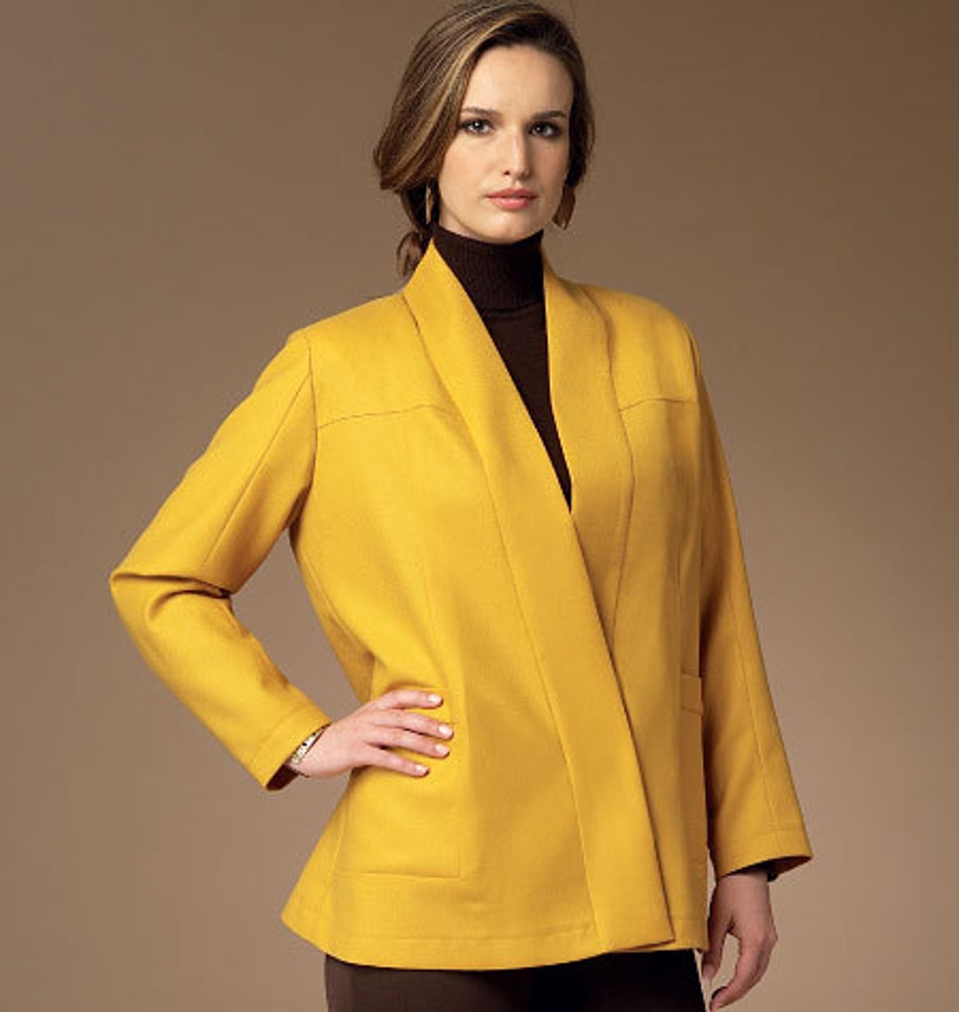 Misses' / Women's Unlined Jacket Pattern B6110 ~ Connie Crawford Design ...