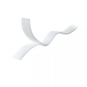 VELCRO® Sew on Soft and Flexible 30"x5/8" White or Black; Sleek & Thin ...